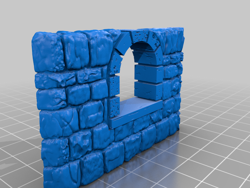 Openforge Dungeon Stone Diagonal Window Inch 2x2 Arched – Borishotch ...