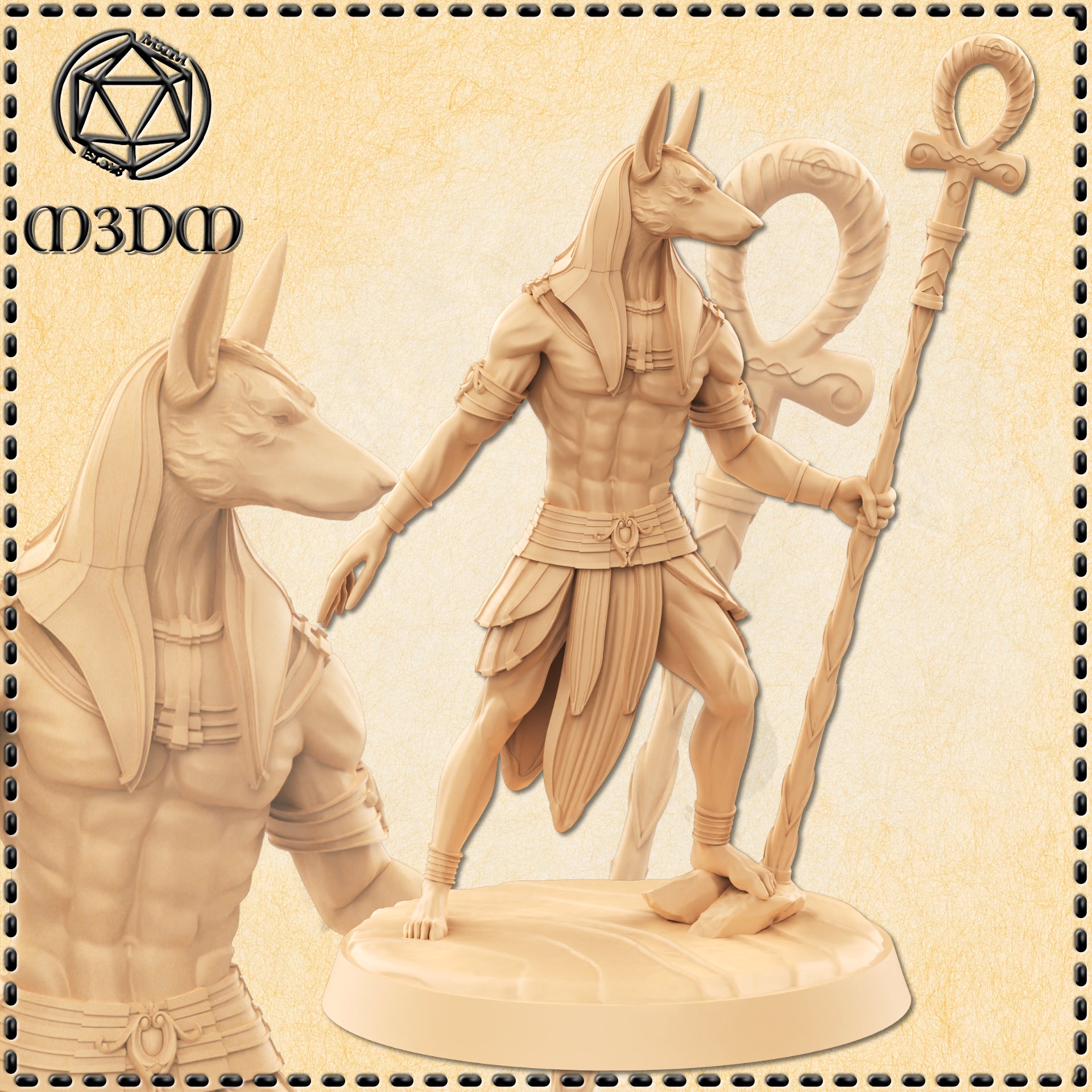 Dungeons & Dragons Anubis Miniature – Borishotch Industries