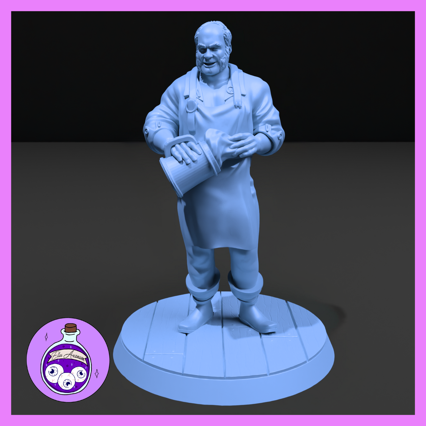 Dungeons & Dragons Barkeep Miniature – Borishotch Industries