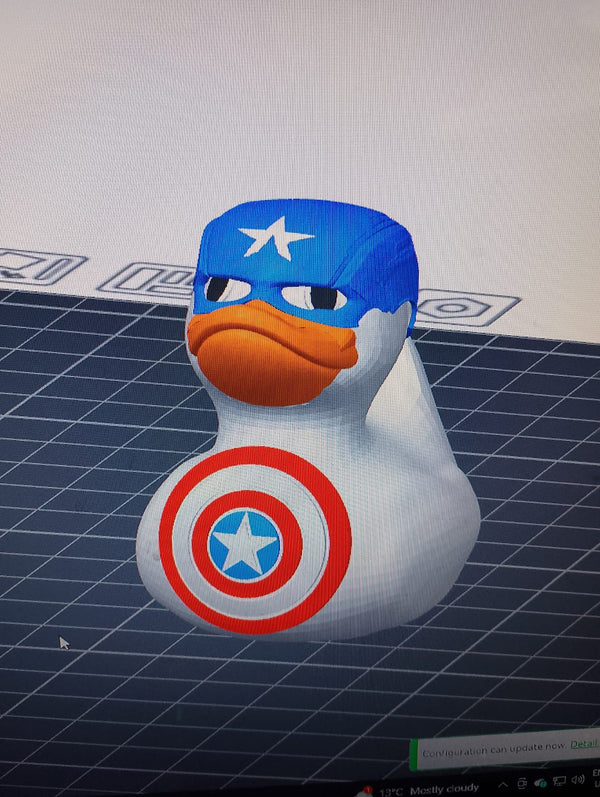 Captain America Duck – Borishotch Industries
