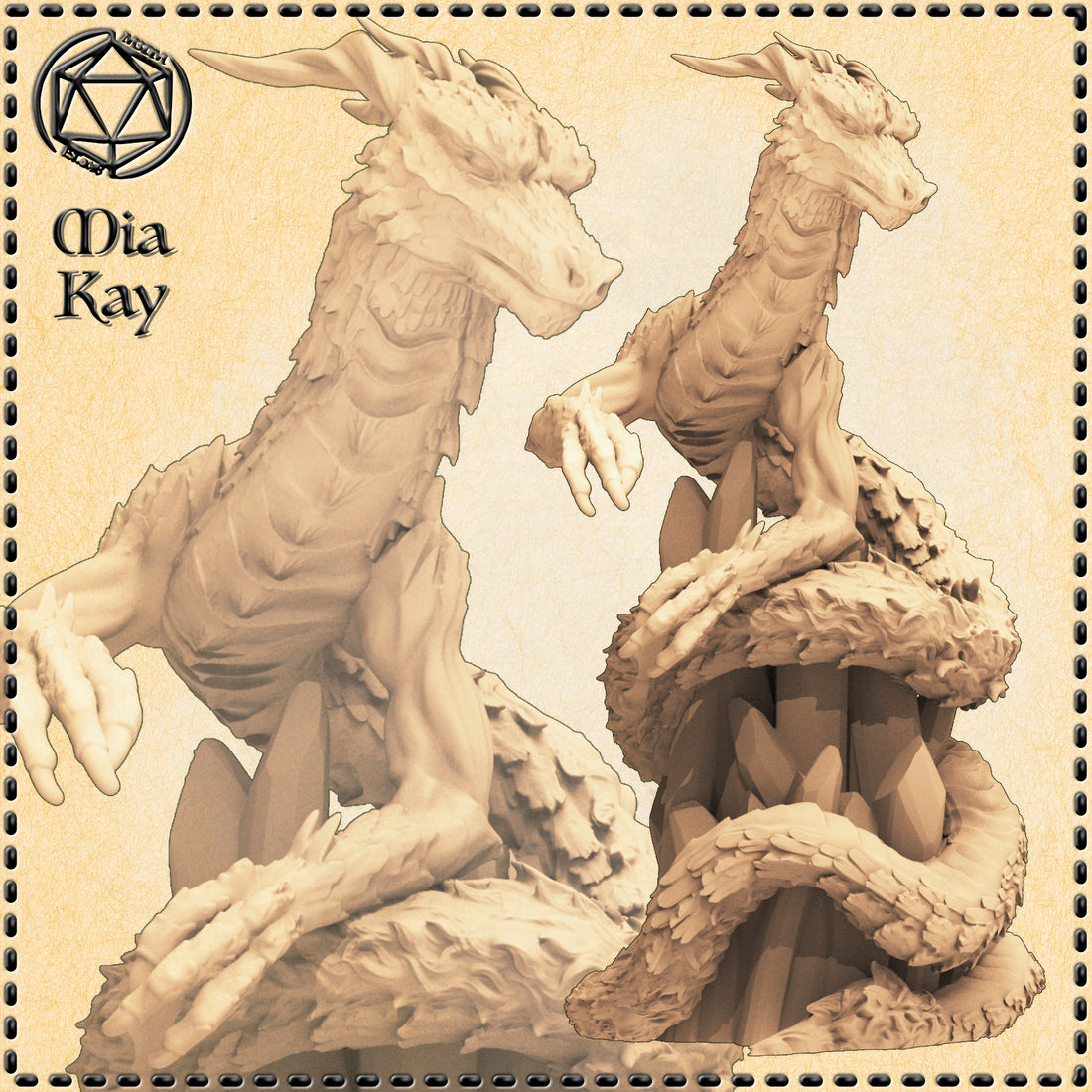 Dungeons & Dragons Chinese Dragon Miniature – Borishotch Industries