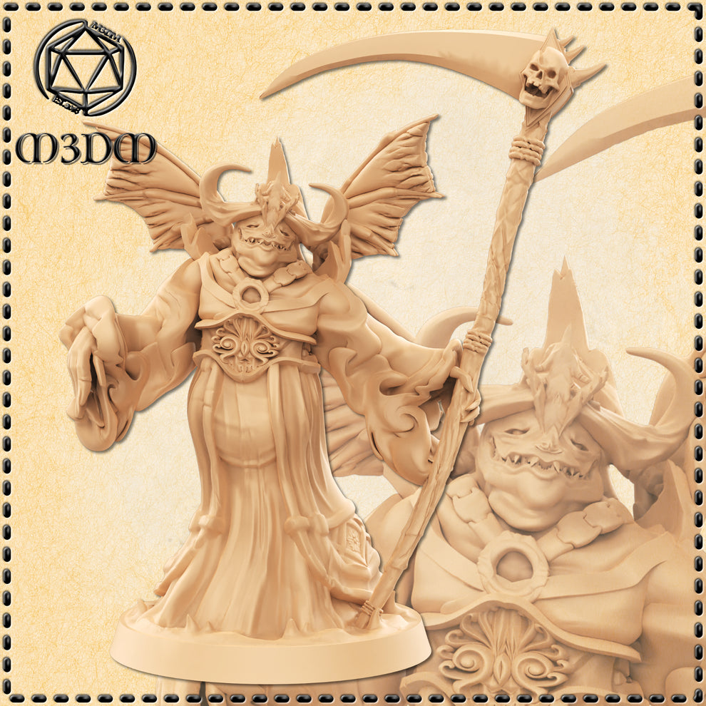 Dungeons & Dragons Devil Hell Commander Miniature – Borishotch Industries