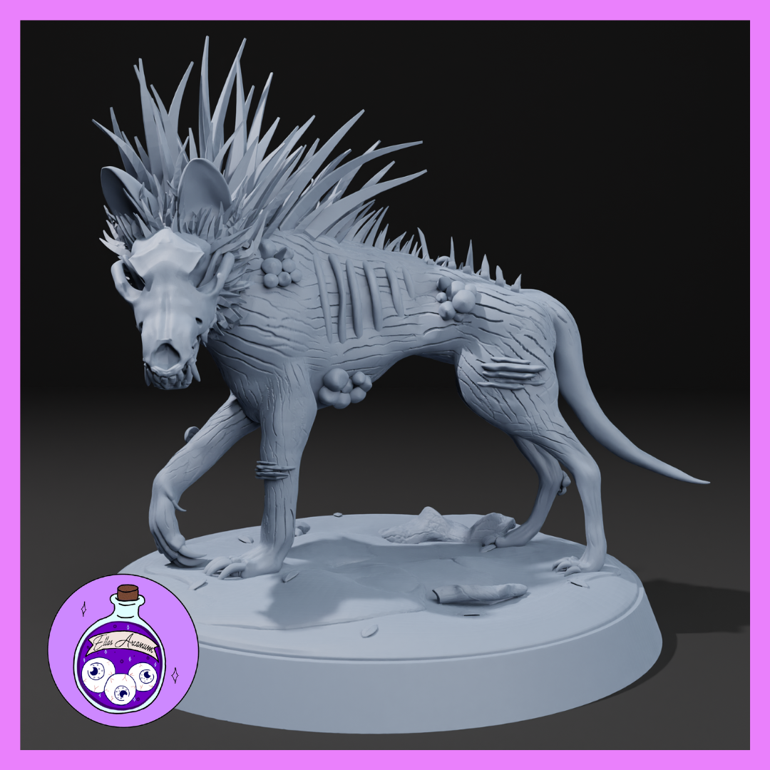 Dungeons & Dragons Dire Wendigo Miniature – Borishotch Industries