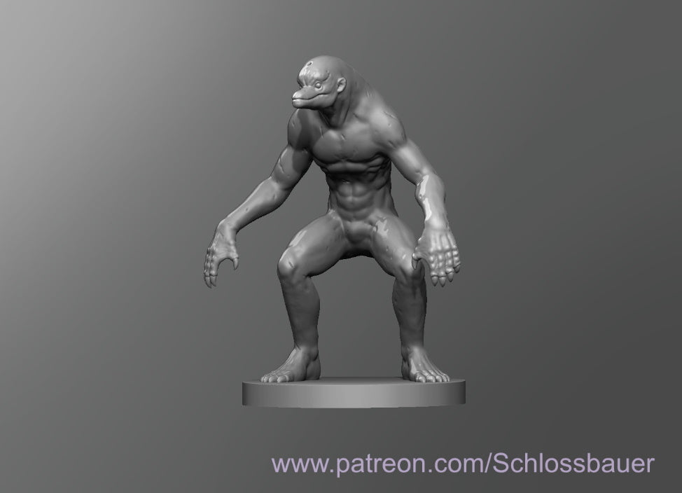 Dungeons & Dragons Dolphin Hybrid Miniature – Borishotch Industries