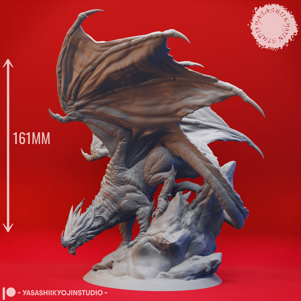 Dungeons & Dragons Ancient Red Dragon Miniature – Borishotch Industries