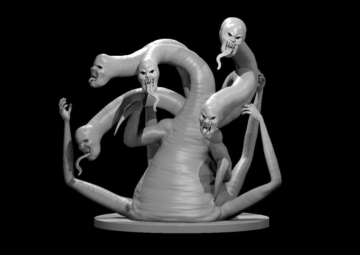 Dungeons & Dragons False Hydra Miniature – Borishotch Industries