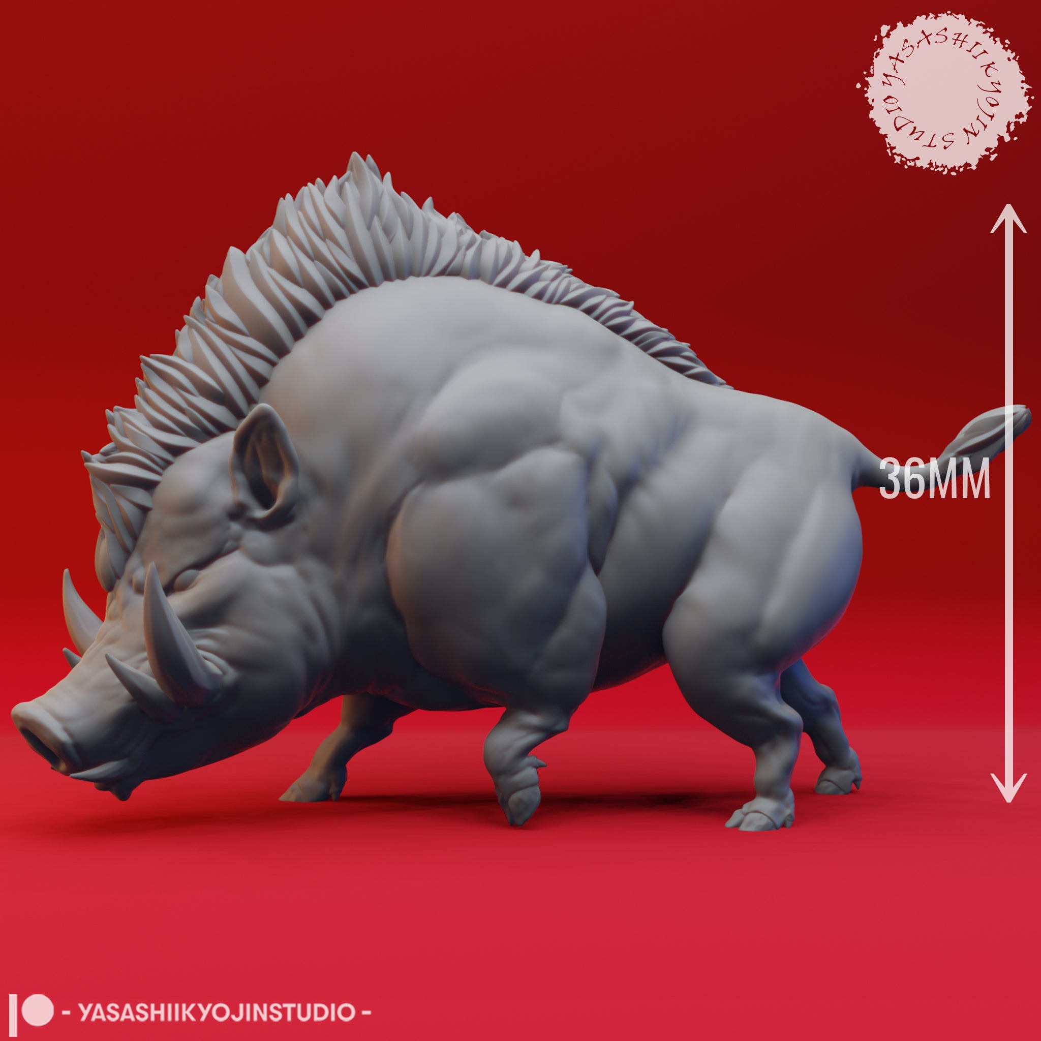 Dungeons & Dragons Giant Boar Miniature – Borishotch Industries
