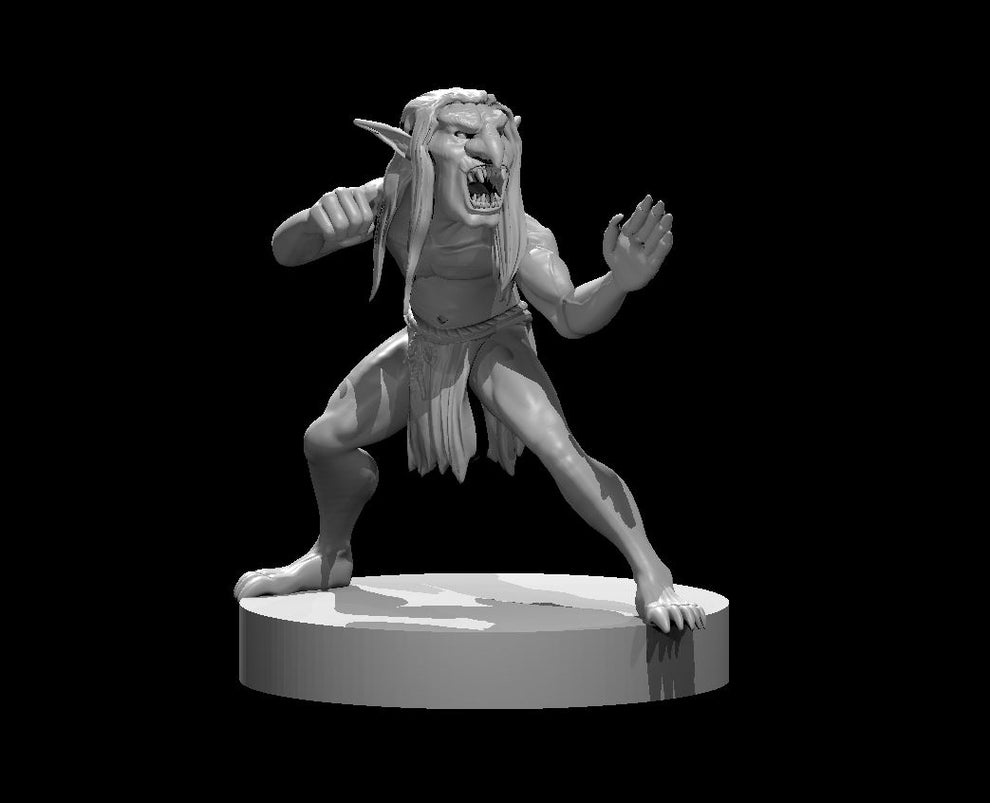 Dungeons & Dragons Goblin Monk Feral Miniature – Borishotch Industries