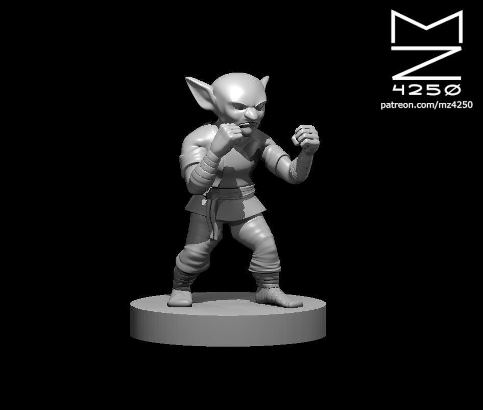 Dungeons & Dragons Goblin Monk Miniature – Borishotch Industries