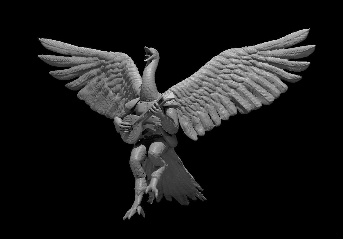 Dungeons & Dragons Goose Aarakocra Bard Miniature – Borishotch Industries