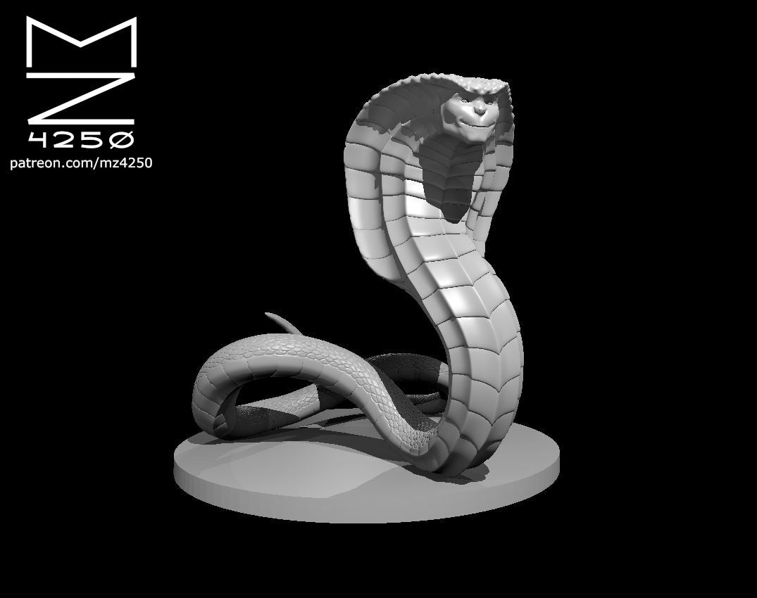 Dungeons & Dragons Guardian Naga Miniature – Borishotch Industries