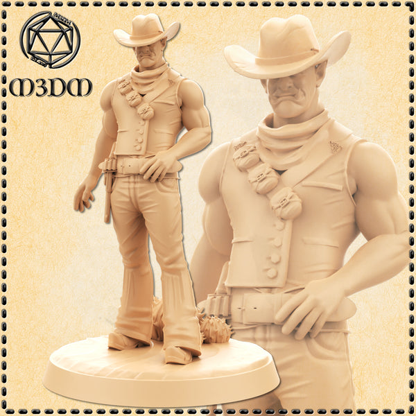 Dungeons & Dragons Half Orc Sheriff Gunslinger Miniature – Borishotch ...