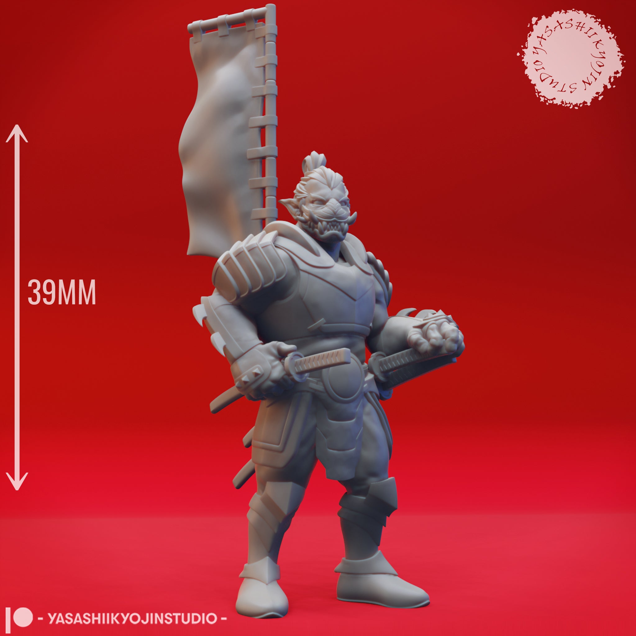 Dungeons & Dragons Hobgoblin Boss Miniature – Borishotch Industries
