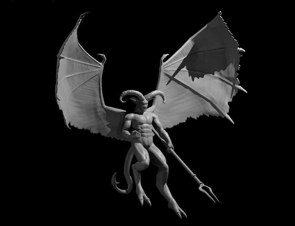 Dungeons & Dragons Horned Devil Miniature – Borishotch Industries