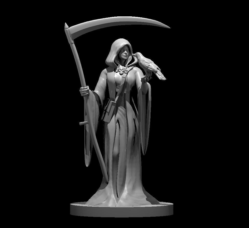 Dungeons & Dragons Human Female Necromancer Wizard Miniature ...