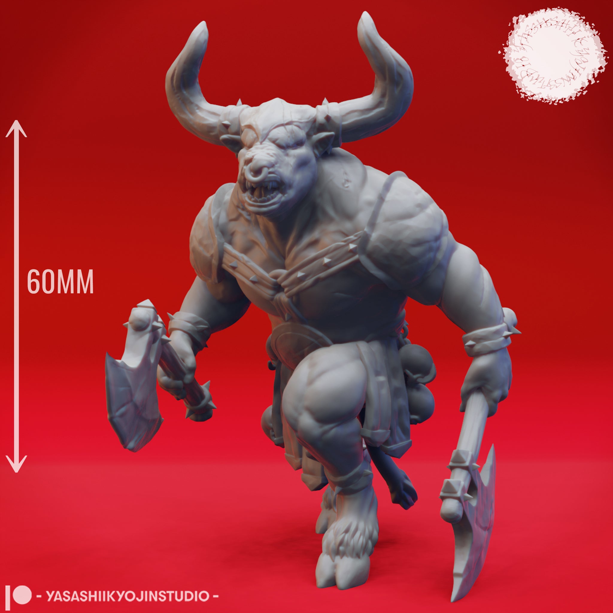 Dungeons & Dragons Minotaur Boss Miniature – Borishotch Industries