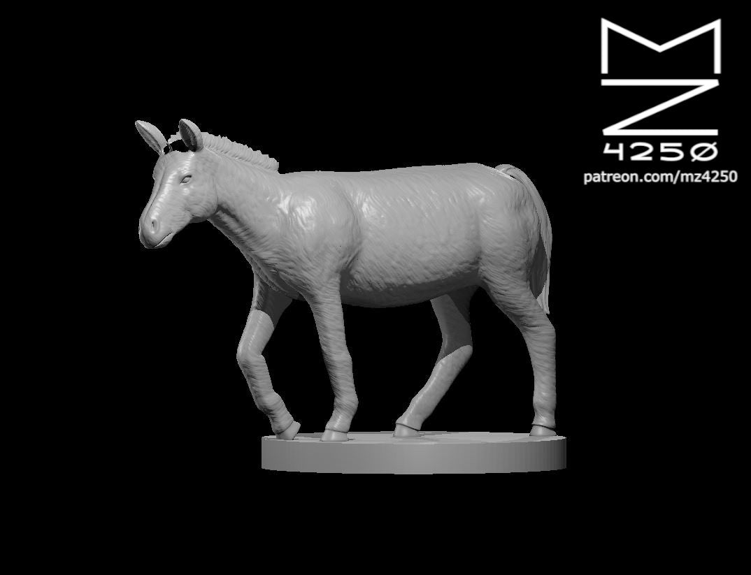Dungeons & Dragons Mule Miniature – Borishotch Industries