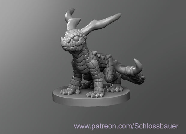 Dungeons & Dragons Shocker Lizard Miniature – Borishotch Industries