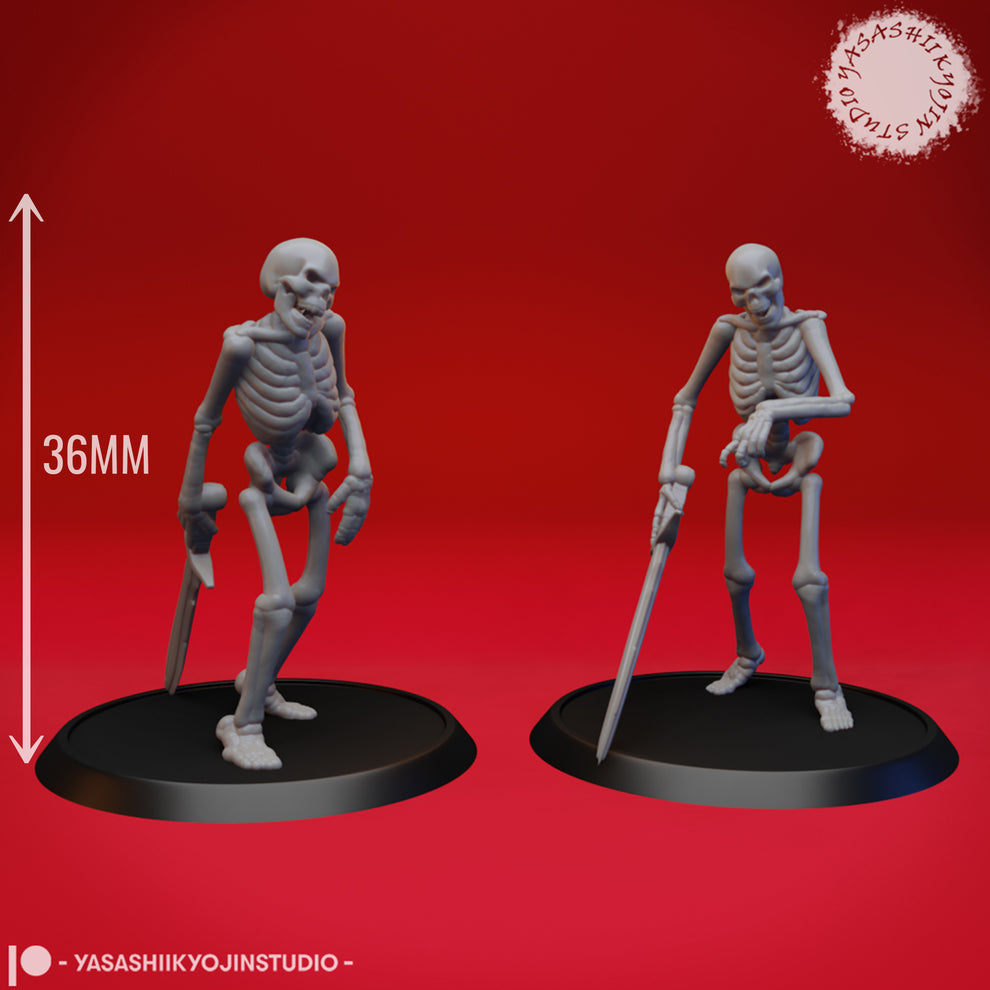 Dungeons & Dragons Skeleton Miniature – Borishotch Industries