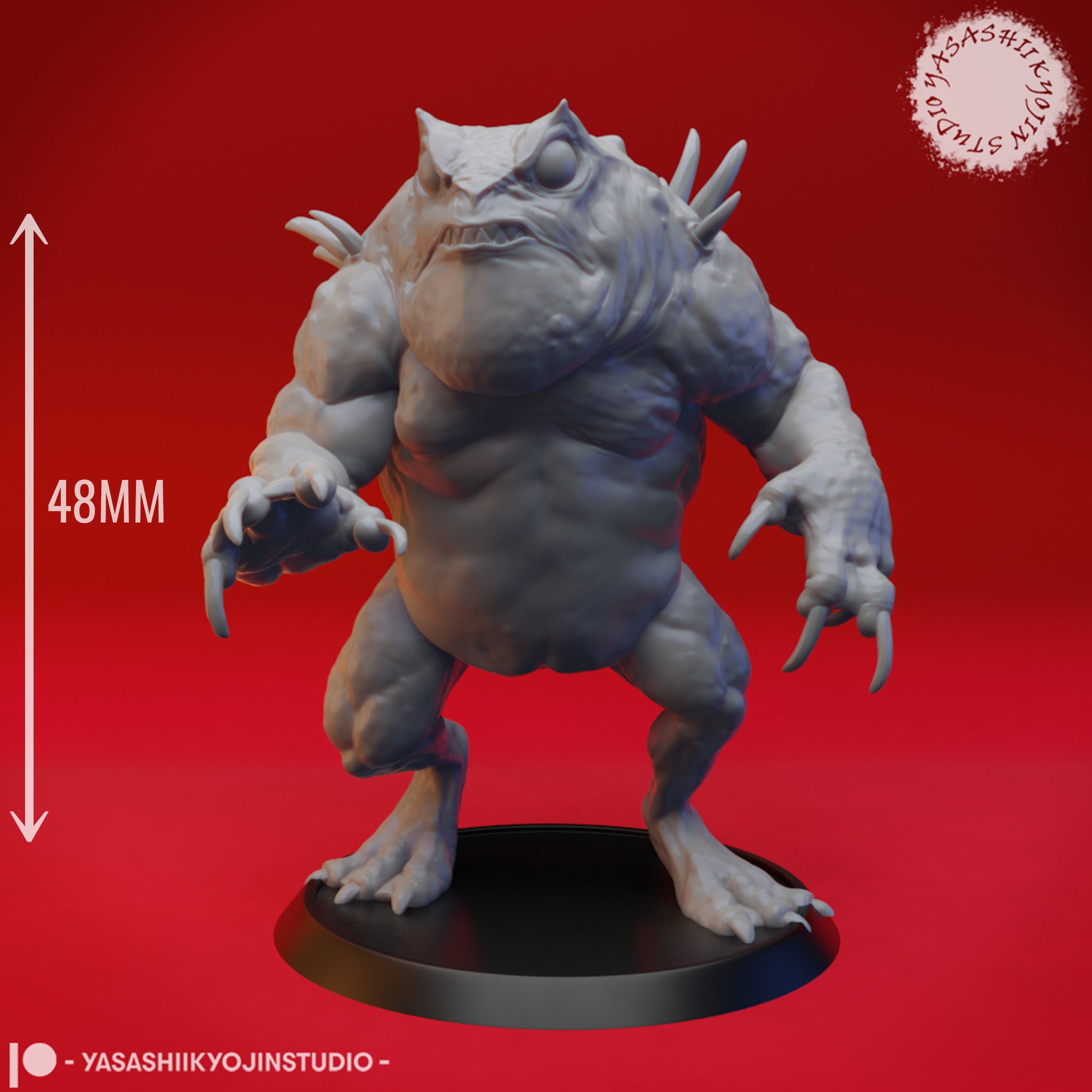 Dungeons & Dragons Red Slaad Miniature – Borishotch Industries