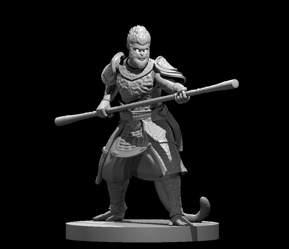 Dungeons & Dragons Sun Wukong the Monkey King Miniature – Borishotch ...