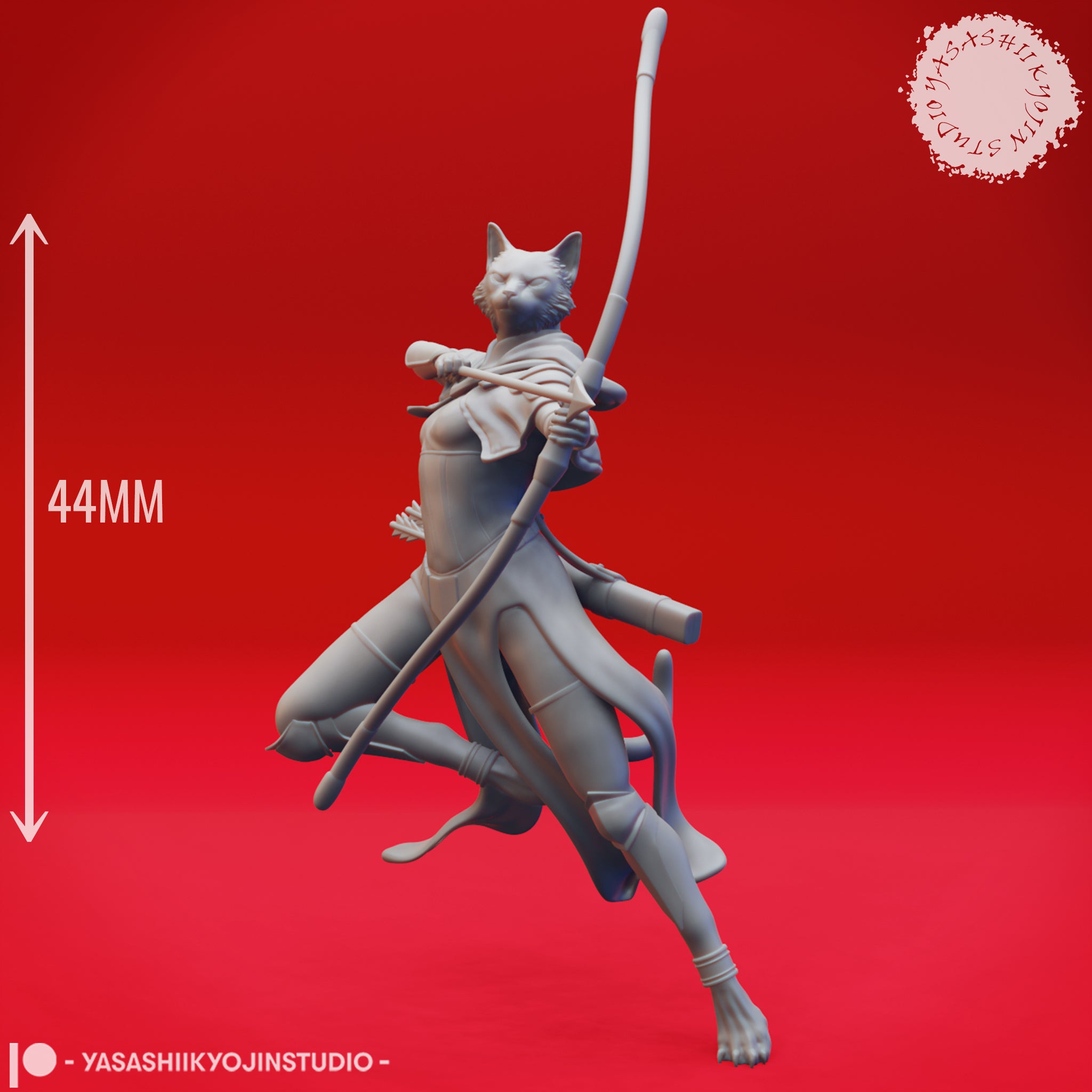 Dungeons & Dragons Tabaxi Miniature – Borishotch Industries