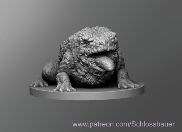 Dungeons & Dragons Zombie Giant Toad Miniature – Borishotch Industries