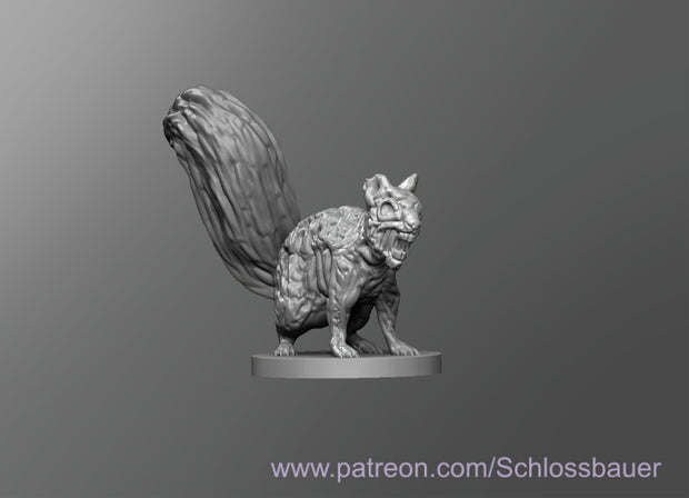 Dungeons & Dragons Zombie Squirrel Miniature – Borishotch Industries