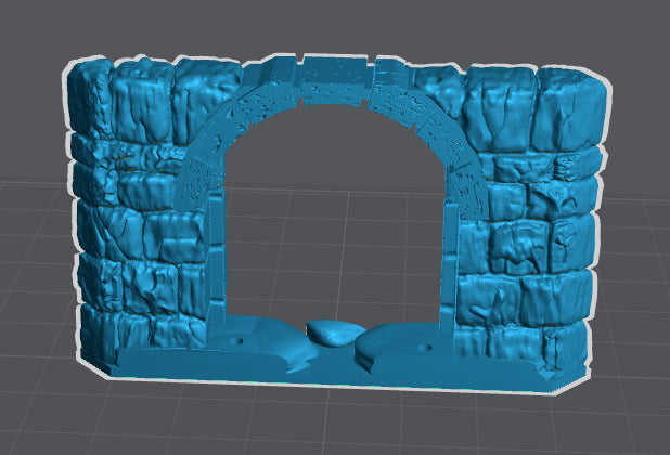 Openforge Dungeon Stone Door Arched Diagonal 25mm 2x2 – Borishotch ...